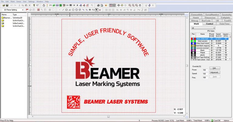 Software – Beamer Laser Marking Systems
